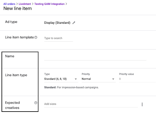 Google Ad Manager Integration: Trafficking LiveIntent Campaigns - LiveIntent Knowledge Base